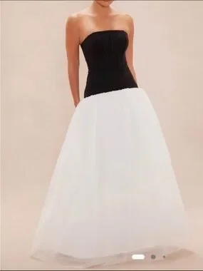 Fashion Nova | Dresses | Fashion Nova Trinity Black And White Tulle ...